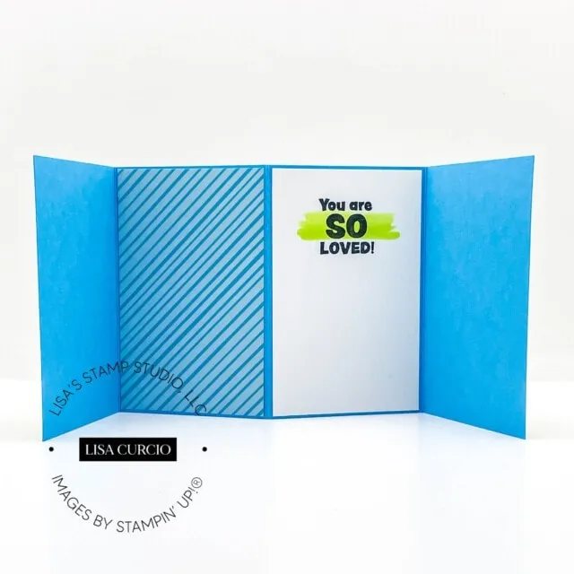 How to Make an Easy Pop Up Gatefold Card in Minutes! - Lisa's Stamp Studio