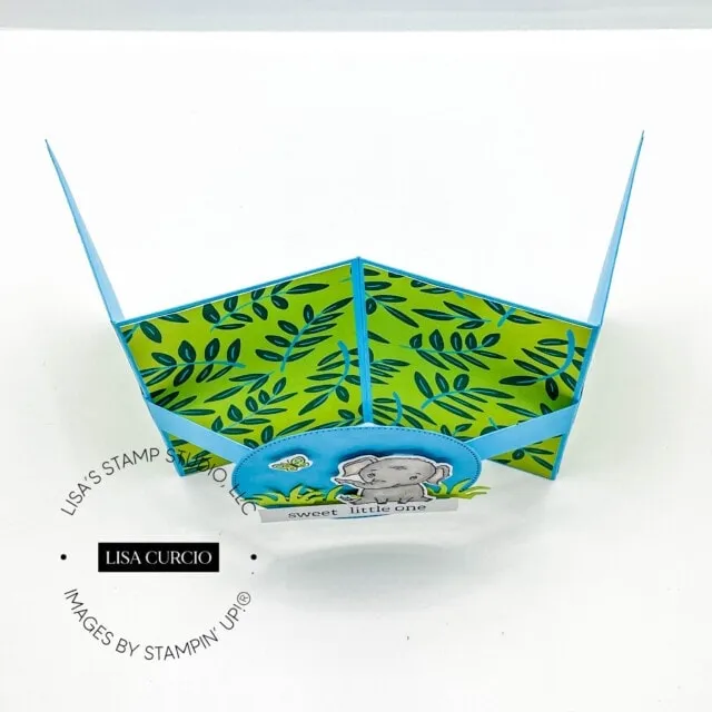 How to Make an Easy Pop Up Gatefold Card in Minutes! - Lisa's Stamp Studio