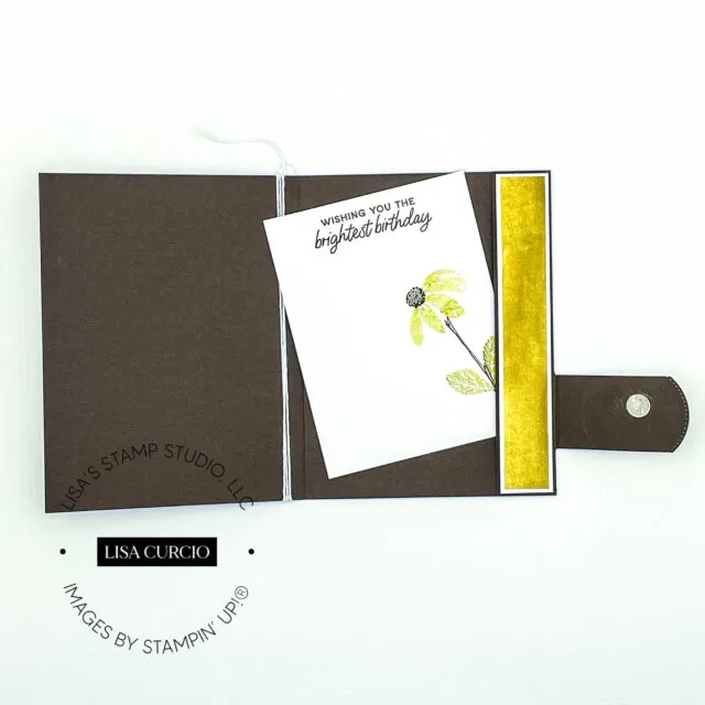 Use Die Cuts to Make a Birthday Pocket Card with a Buckle!