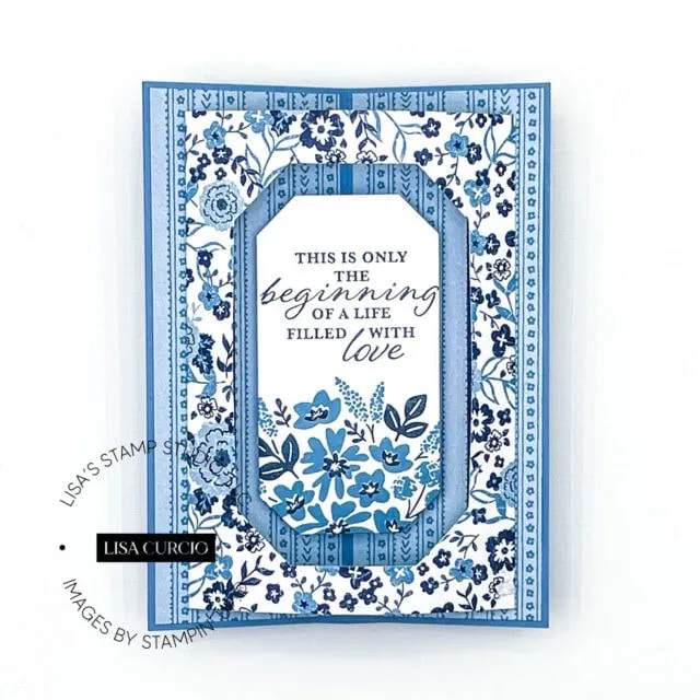How to Make a 3D Fun Fold Window Card That Bends! - Lisa's Stamp Studio