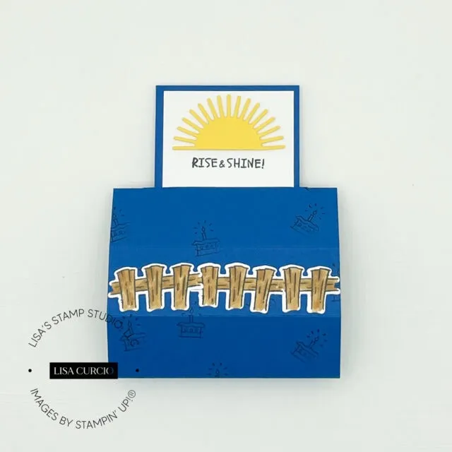 DIY This Simple & Easy Interactive Pop Up Card - Lisa's Stamp Studio