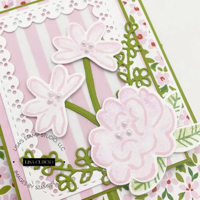How to Create a Handmade Swinging Gate Fold Card in Easy Steps - Lisa's Stamp Studio