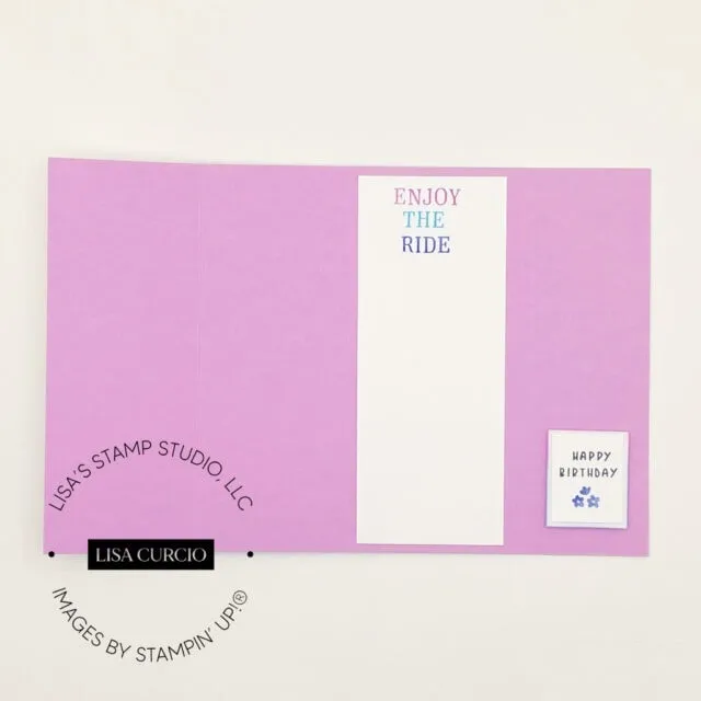 How to Create a Handmade Swinging Gate Fold Card in Easy Steps - Lisa's Stamp Studio