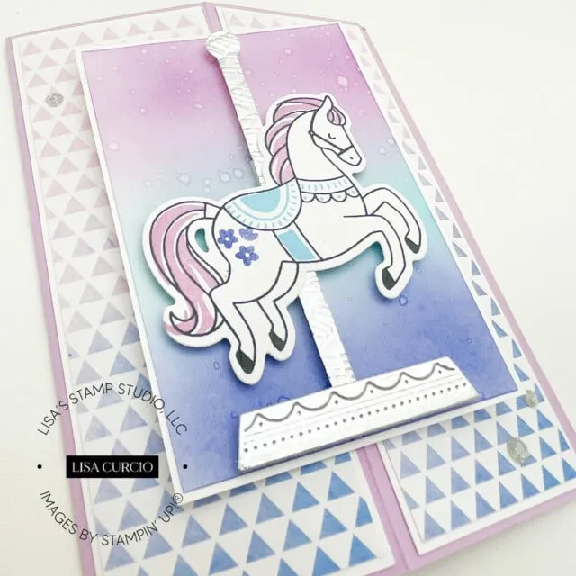 How to Create a Handmade Swinging Gate Fold Card in Easy Steps - Lisa's Stamp Studio
