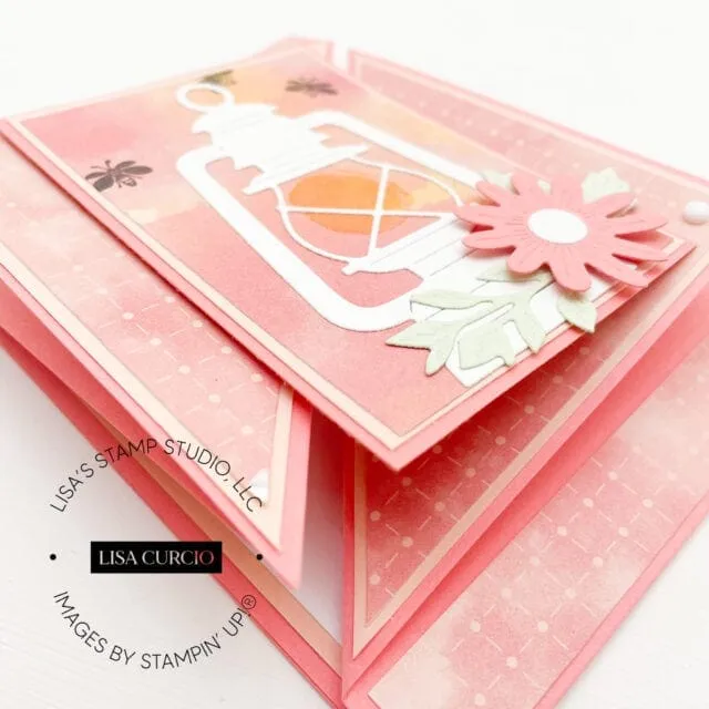 Don't Miss This Diagonal GateFold Card With a Twist - Lisa's Stamp Studio