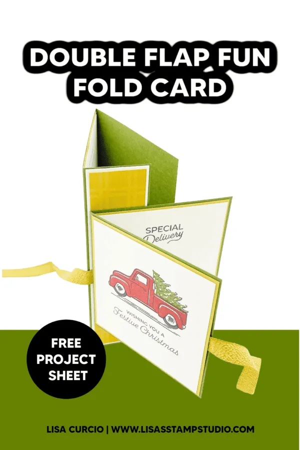Learn How to Make a Double Flap Fun Fold Card for Christmas