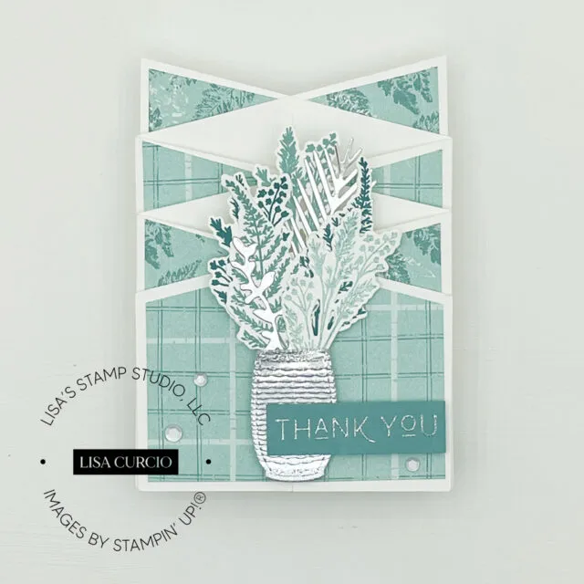 How to Make a Gate Fold Card That Expands and Cascades in Easy Steps - Lisa's Stamp Studio