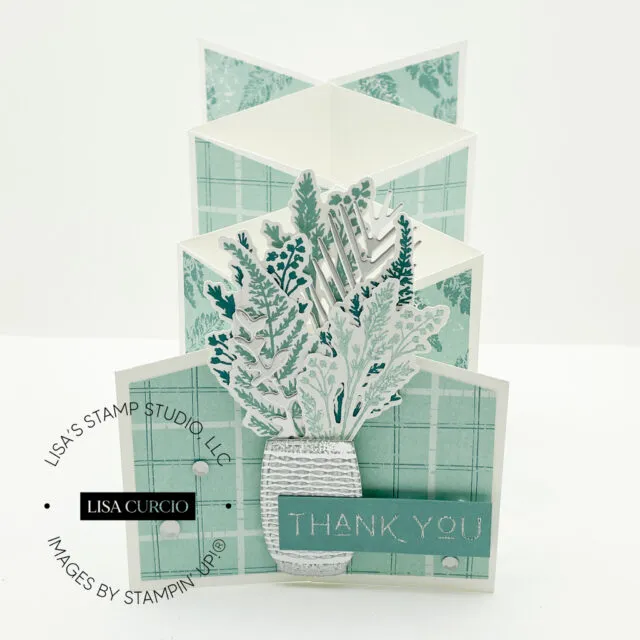 How to Make a Gate Fold Card That Expands and Cascades in Easy Steps - Lisa's Stamp Studio