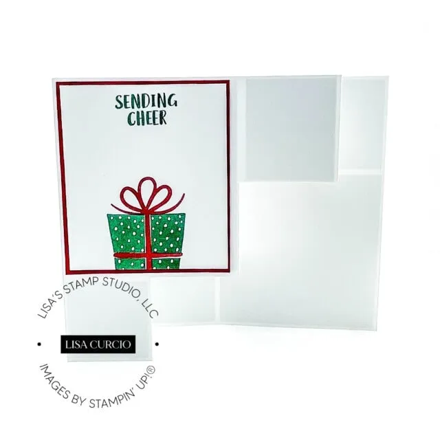Make a Christmas Step Card That Pops Out Above the Rest - Lisa's Stamp ...