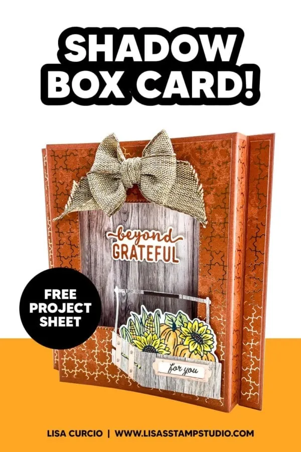 Create an Easy Die Cut Holiday Shadow Box Card - Lisa's Stamp Studio