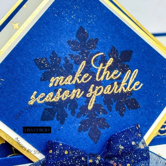 Use Scrap Designer Paper to Make a DIY Christmas Stair Stepper Card