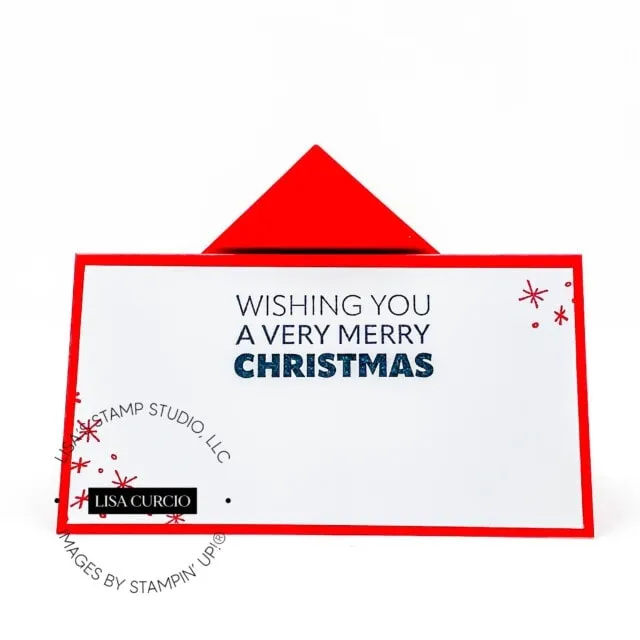 Use Scrap Designer Paper to Make a DIY Christmas Stair Stepper Card