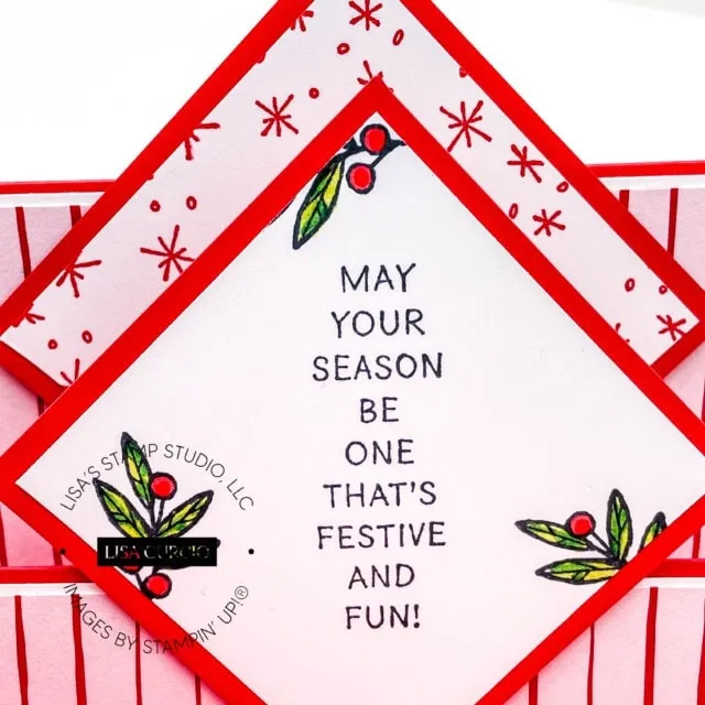 Use Scrap Designer Paper to Make a DIY Christmas Stair Stepper Card