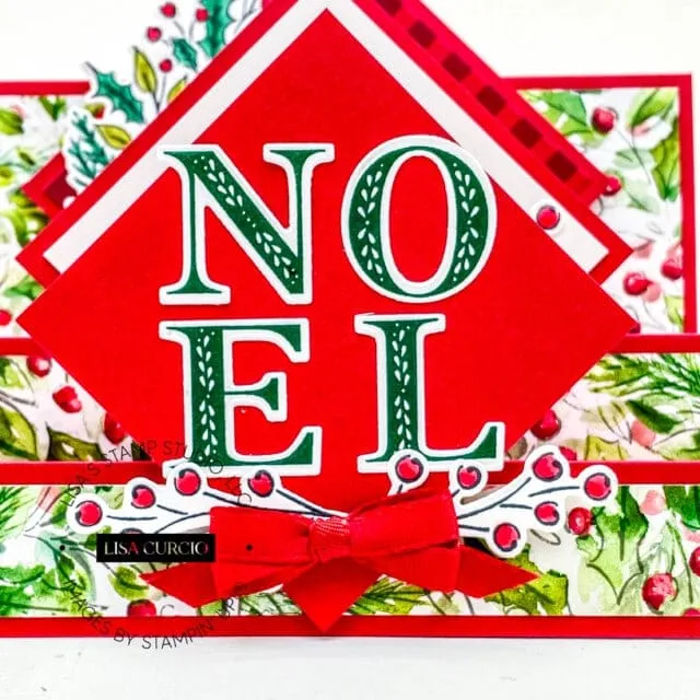 Use Scrap Designer Paper to Make a DIY Christmas Stair Stepper Card