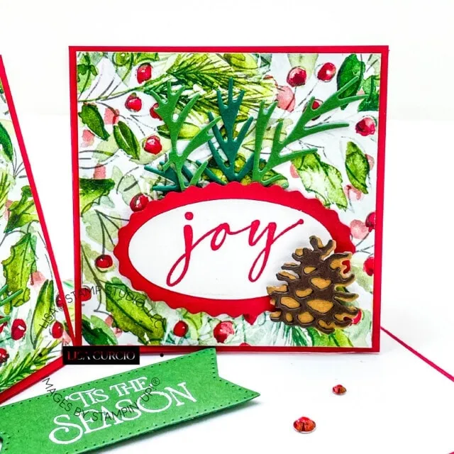 Make a Fun Fold Double Twisted Easel Card for the Holidays!