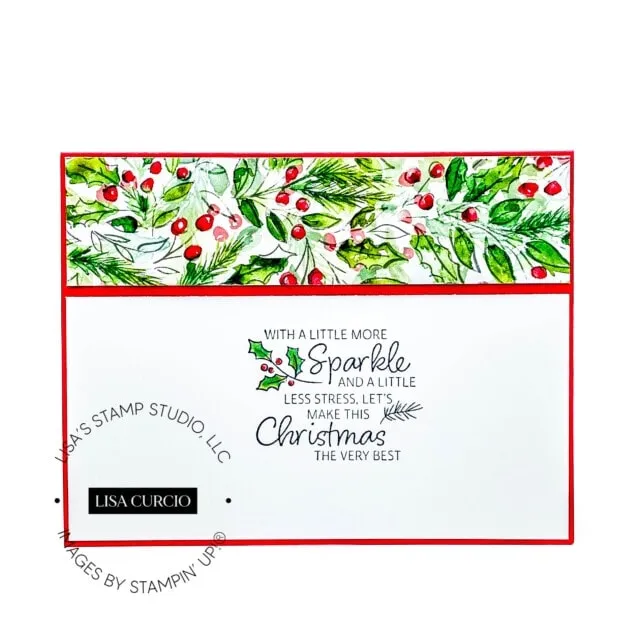 Make a Fun Fold Double Twisted Easel Card for the Holidays!