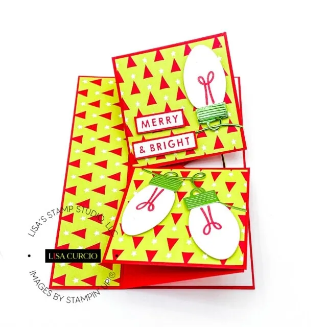 Make a Fun Fold Double Twisted Easel Card for the Holidays!