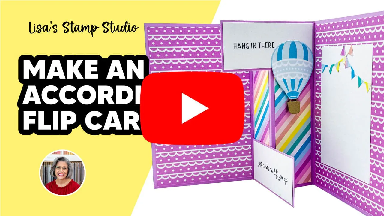 Create This Easy DIY Accordion Flip Card Using Designer Paper