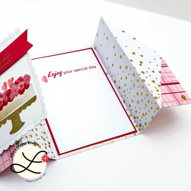 The Best Gatefold Card Idea Using Designer Paper! - Lisa's Stamp Studio
