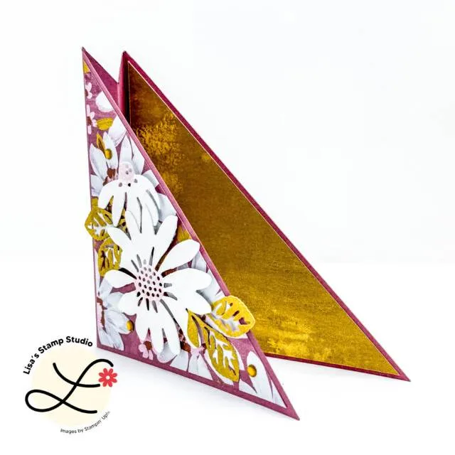 DIY Craft: Make a Triangle Accordion Fun Fold Card - Lisa's Stamp Studio
