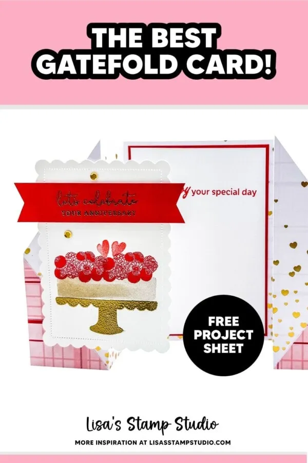 The Best Gatefold Card Idea Using Designer Paper! - Lisa's Stamp Studio