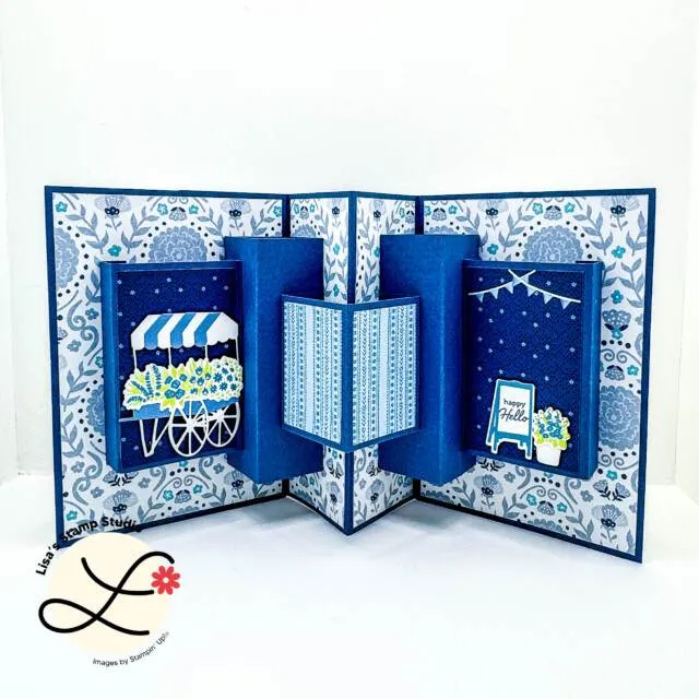 How to Make an Easy Multi Panel Pop Out Card with Stampin' Up!