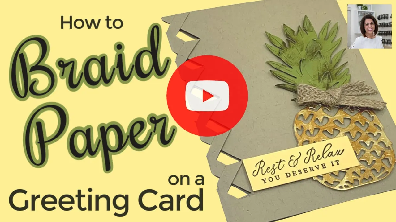 How to Braid Paper on a Greeting Card | You've Got to See This!