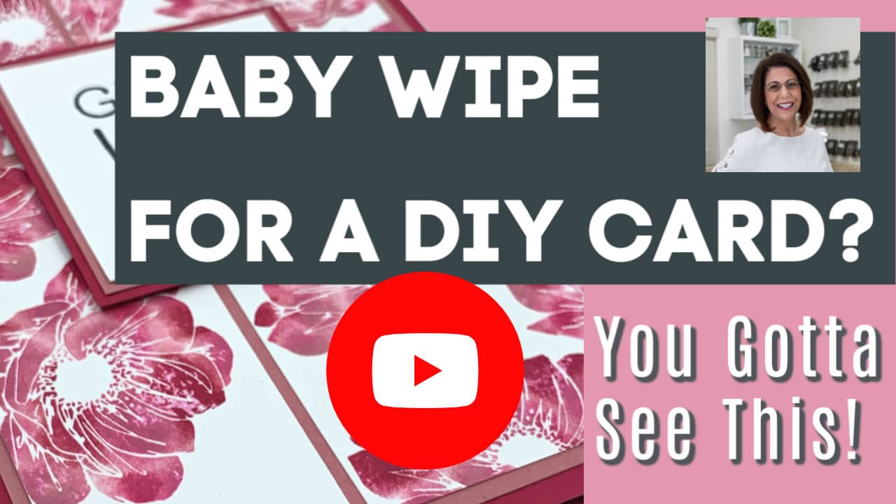 A Baby Wipe Card Making Technique You Can Learn | Card Tutorial