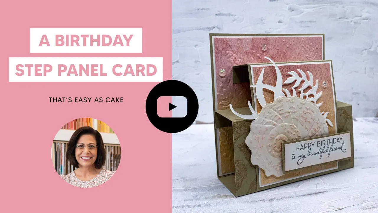 Step Panel Card for a Fabulous Happy Birthday Surprise