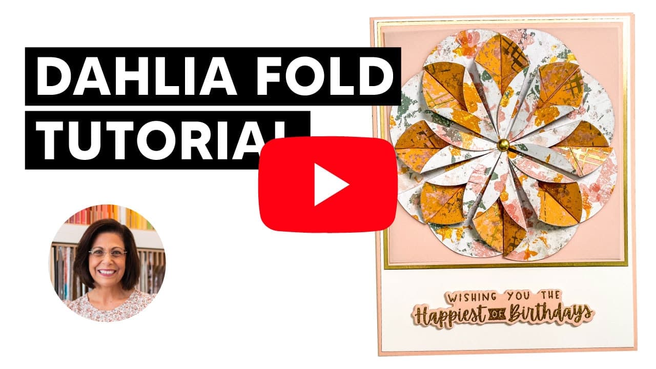Create An Origami Paper Flower With This Easy Dahlia Fold - Lisa's ...