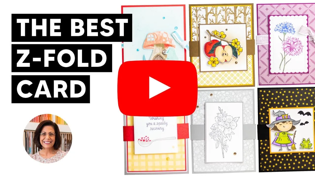 The Best Panel Z Fold Fun Fold Card Ever! - Lisa's Stamp Studio