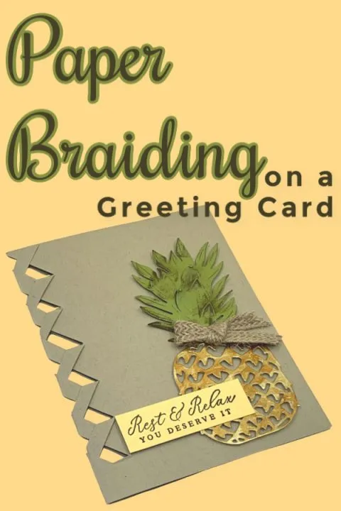 How to Braid Paper on a Greeting Card | You've Got to See This!