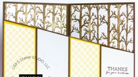 The Best Panel Z Fold Fun Fold Card Ever! - Lisa's Stamp Studio