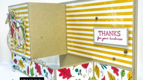 Make A Beautiful Handmade Christmas Card with a Z-Fold Slit