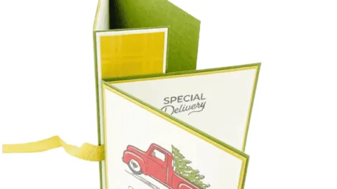 Learn How to Make a Double Flap Fun Fold Card for Christmas