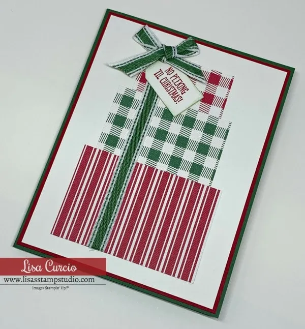 How to Make a DIY Christmas Card in a Flash - Lisa's Stamp Studio