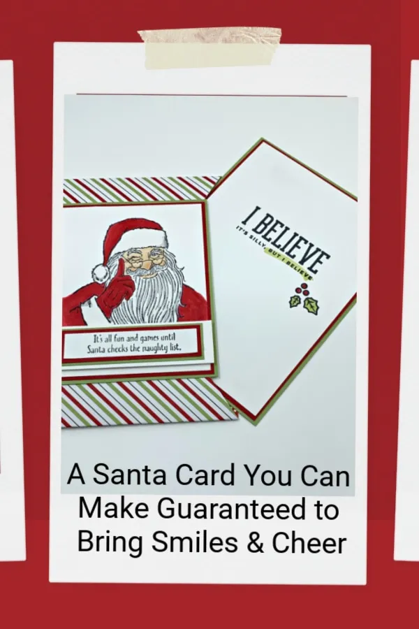 A Santa Card You Can Make Guaranteed to Bring Smiles & Cheer