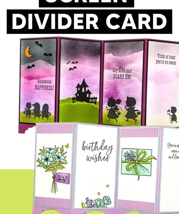 Create This Accordion Fun Fold Panel Card | DIY Screen Divider Card