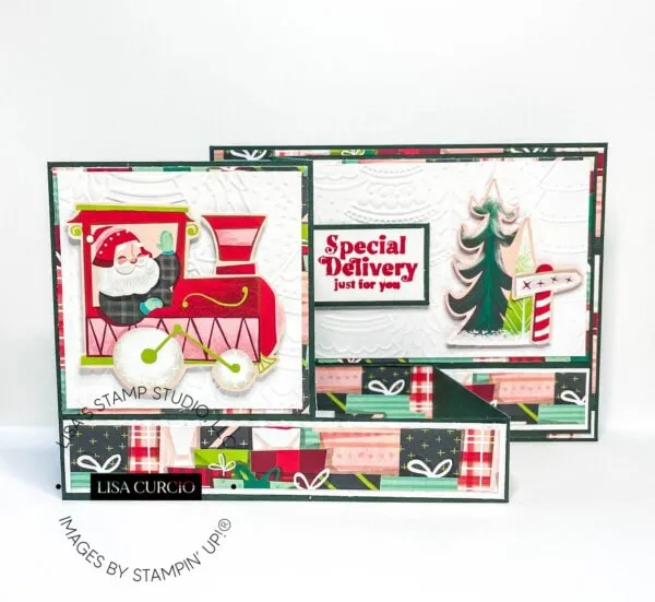 Make A Beautiful Handmade Christmas Card with a Z-Fold Slit