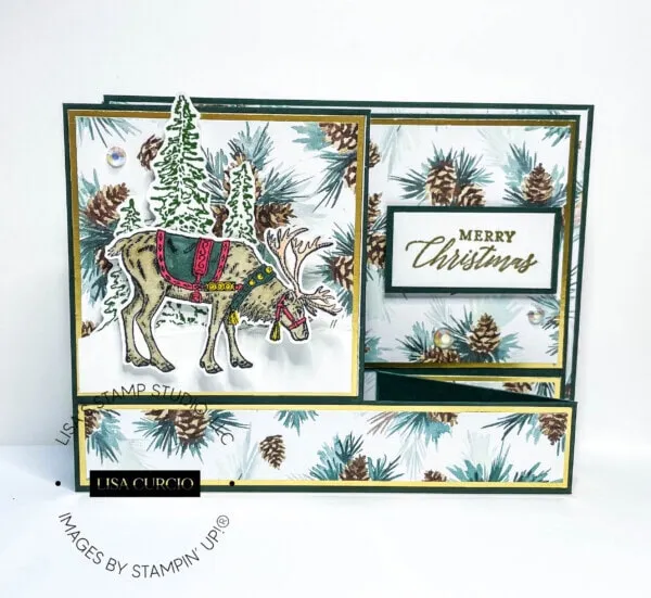 Make A Beautiful Handmade Christmas Card with a Z-Fold Slit