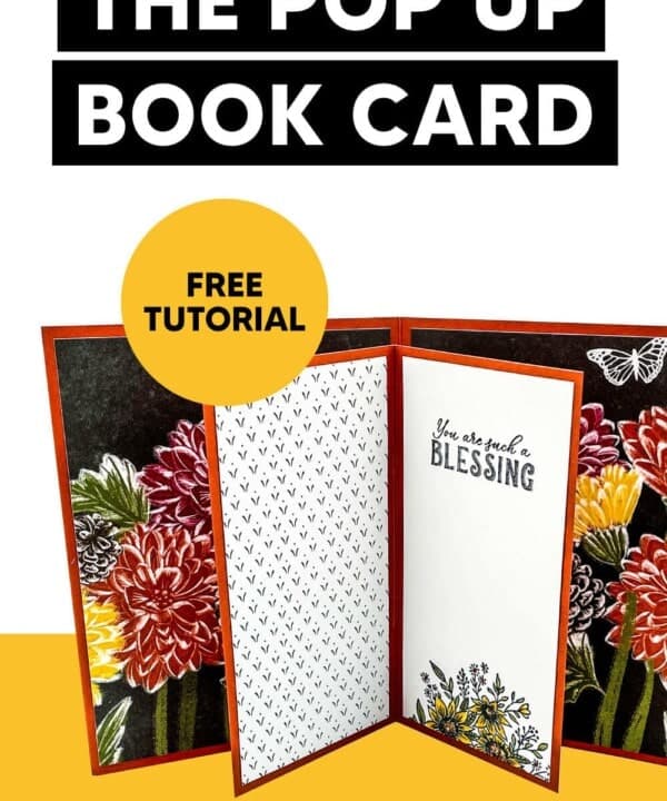 DIY Fun Fold Pop Up Book Card Using Designer Papers