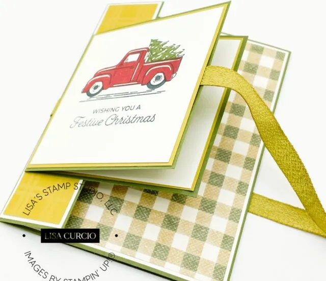 Learn How to Make a Double Flap Fun Fold Card for Christmas