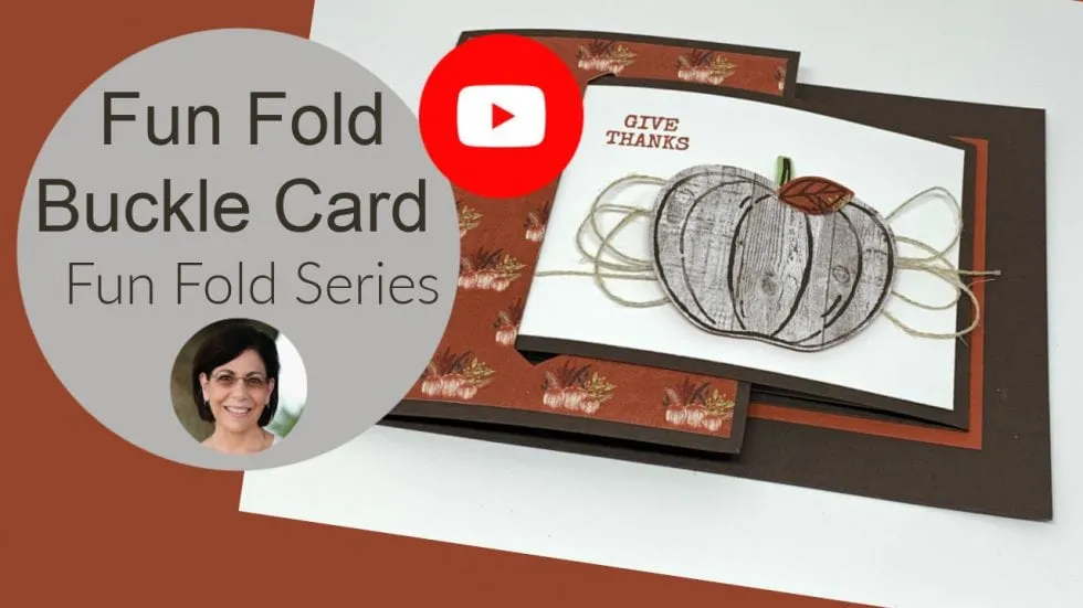 A Fun Fold Buckle Card that Will Blow Your Mind! - Lisa's Stamp Studio