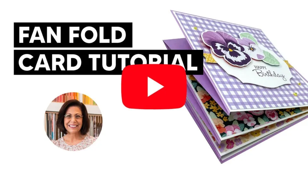 Unfold This Fun Fan Fold Card in Amazement with Lisa Curcio