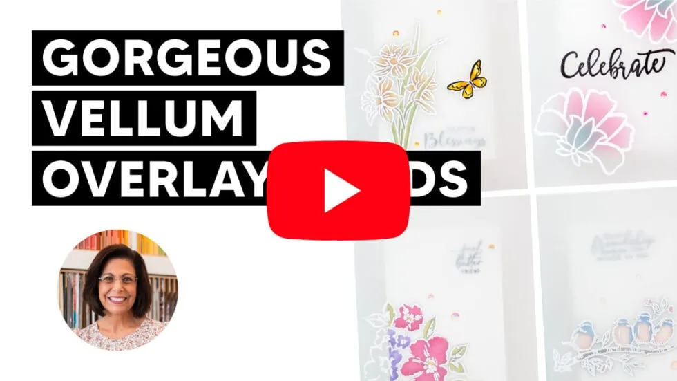Make Gorgeous Vellum Overlay Cards Using Alcohol Markers - Lisa's Stamp ...