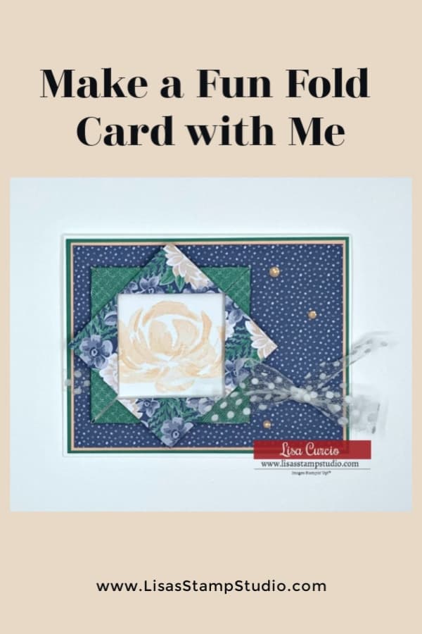 Folded Frames Fun Fold Card to Flip Over | Card Making Tutorial