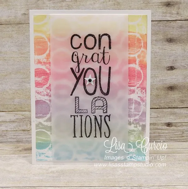 Quick Crafting Tip - Crayon Wash Technique - Lisa's Stamp Studio