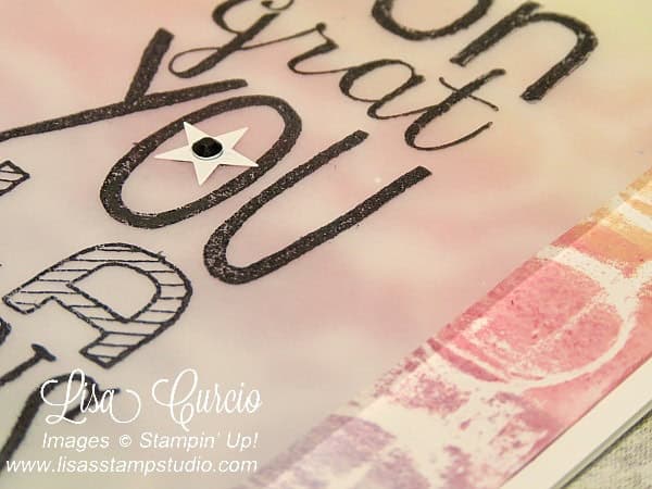 Quick Crafting Tip - Crayon Wash Technique - Lisa's Stamp Studio