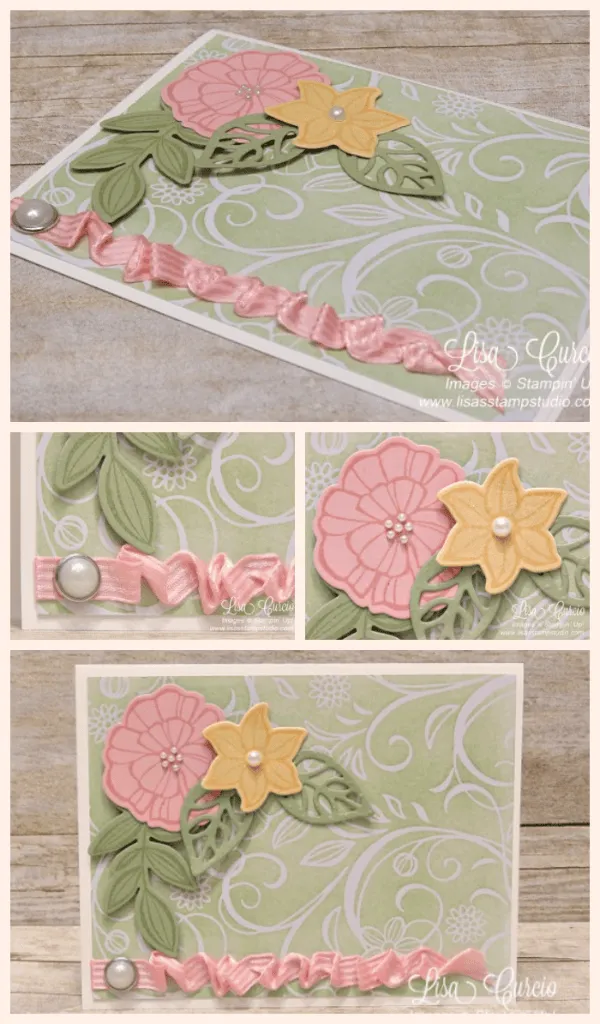 Ruffles & Pearls & Falling Flowers - Lisa's Stamp Studio