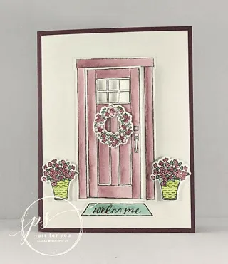 At Home With You Tutorial - Lisa's Stamp Studio